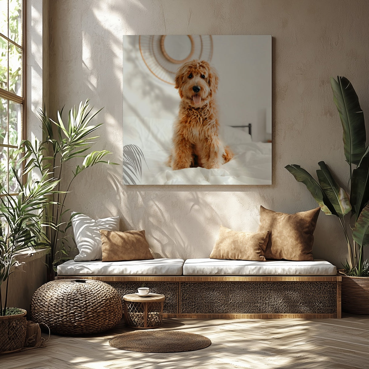Custom Choose Your Own Personalised Photo Square - Framed Canvas Wall ...