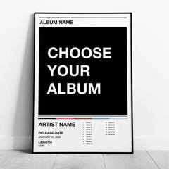 Custom Music Album Artwork Cover - Rolled Poster Wall Art Print - House ...